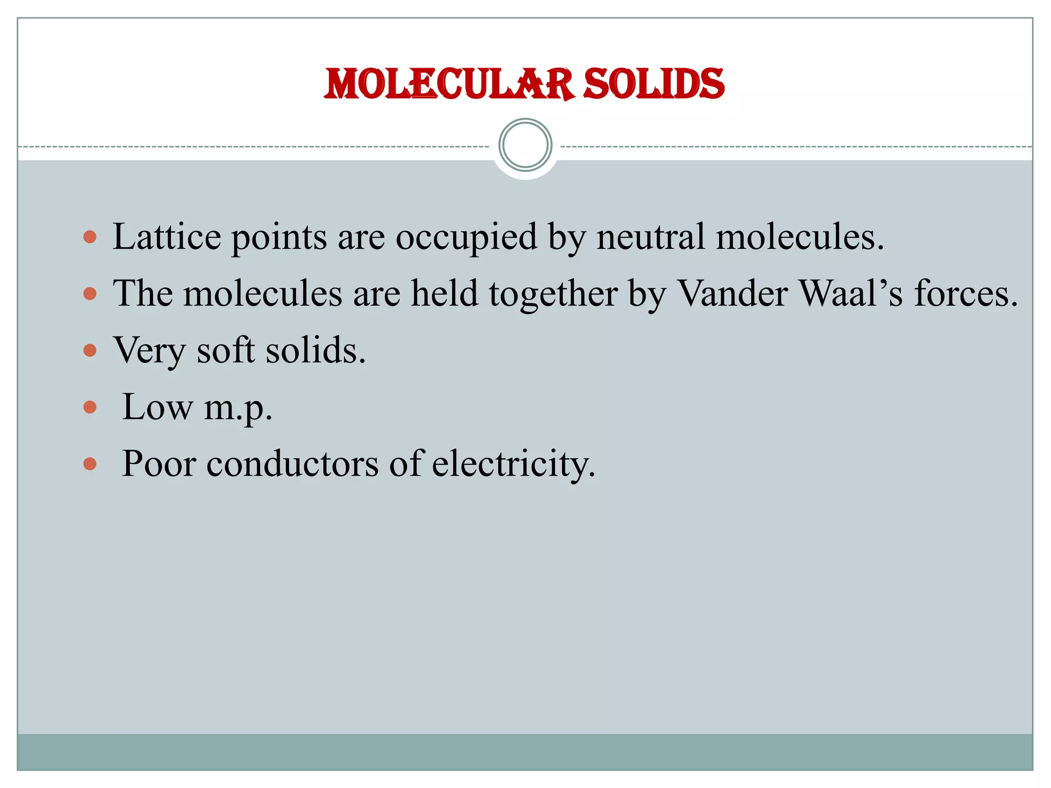 Classification of crystalline solids | PPTX