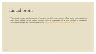 Classification of culture media | PPT