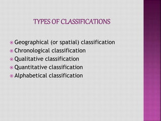Classification of data | PPTX