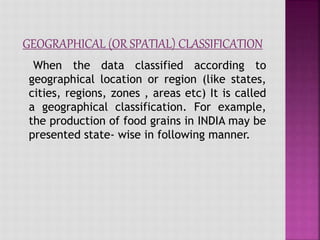 Classification of data | PPTX