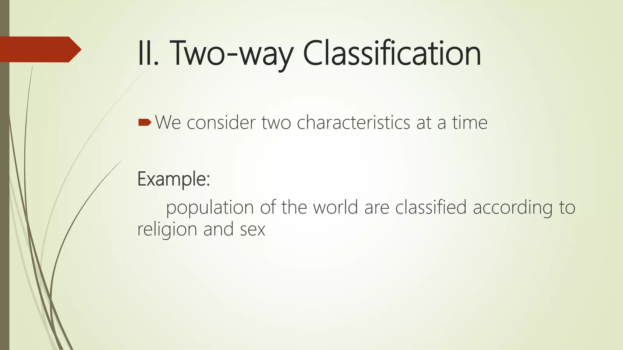 Classification of data | PPT