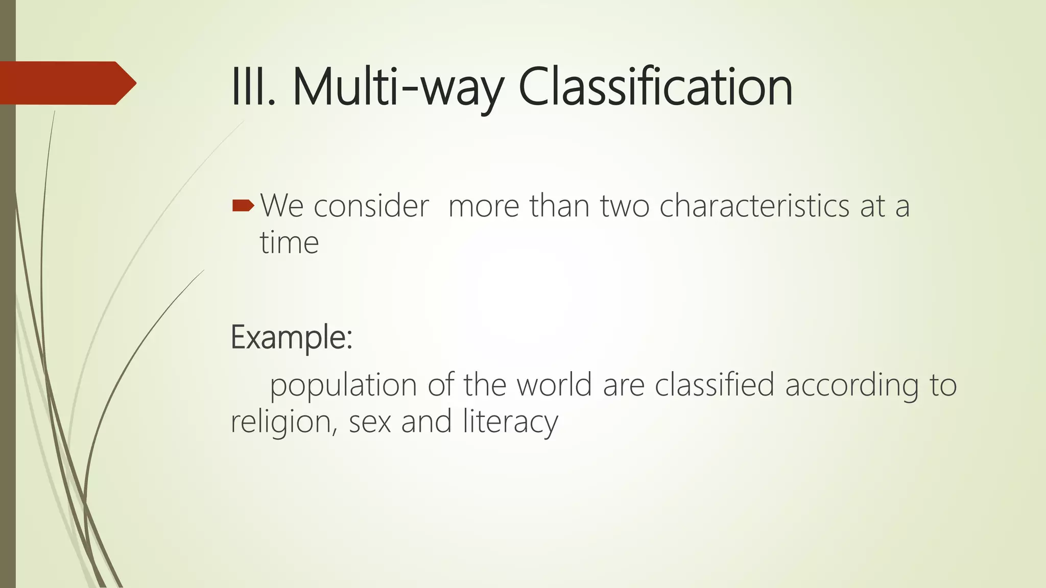Classification of data | PPT