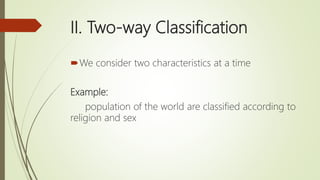 Classification of data | PPT