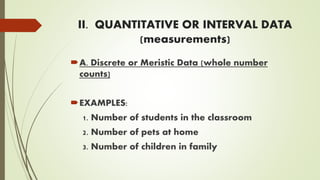 Classification of data | PPT