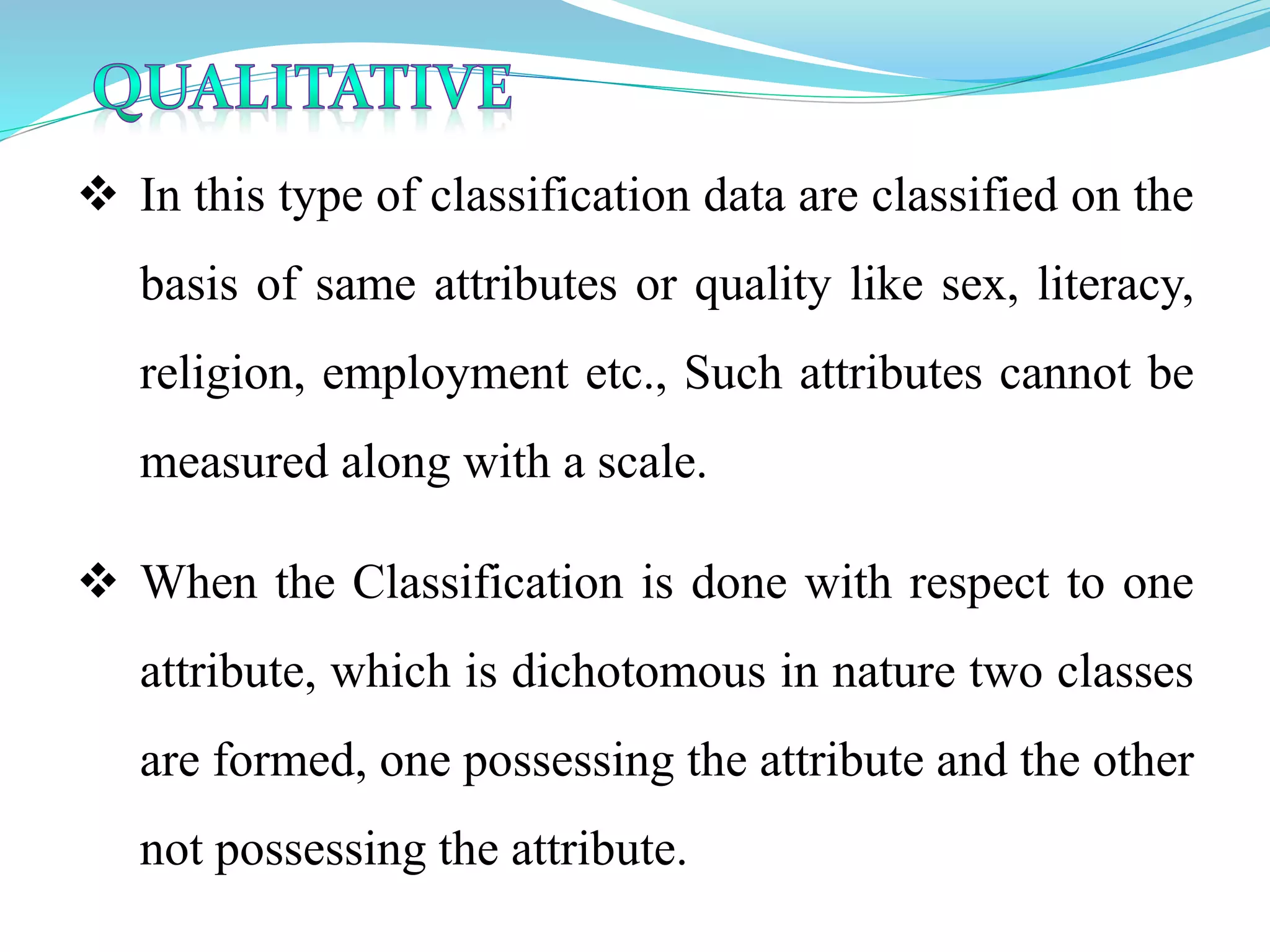 Classification Of Data And Sampling Ppt 2576