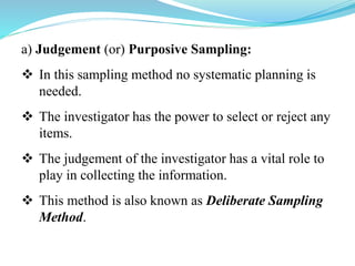 CLASSIFICATION OF DATA AND SAMPLING | PPT