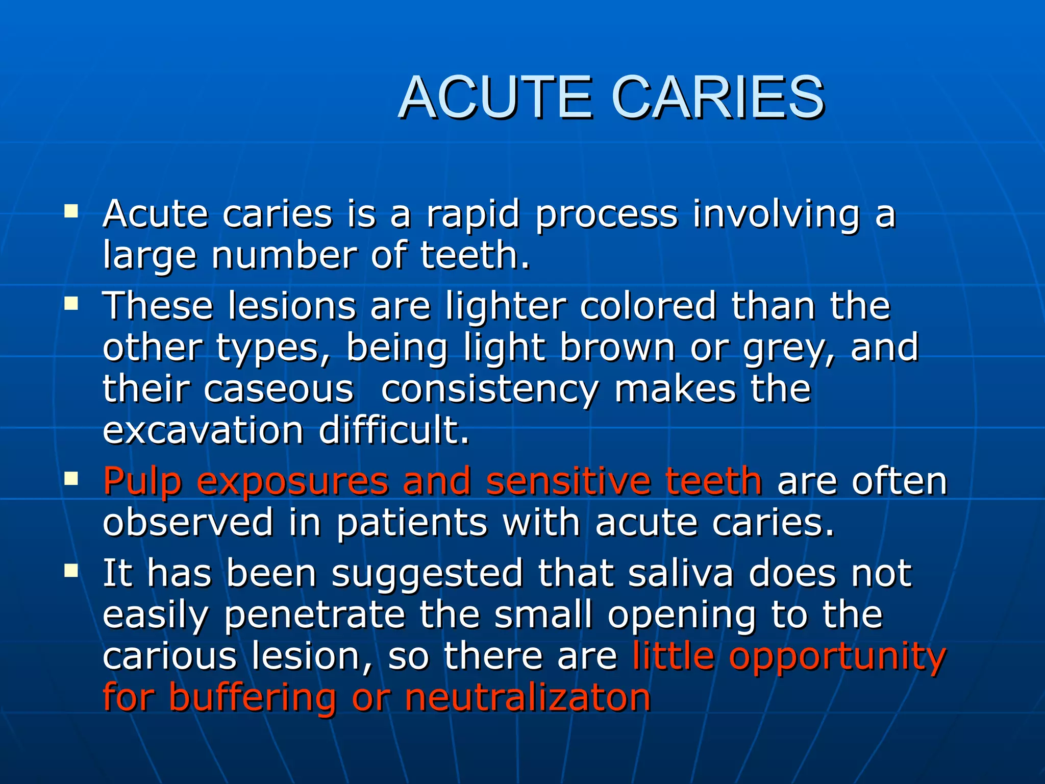 Classification Of Dental Caries | PPT