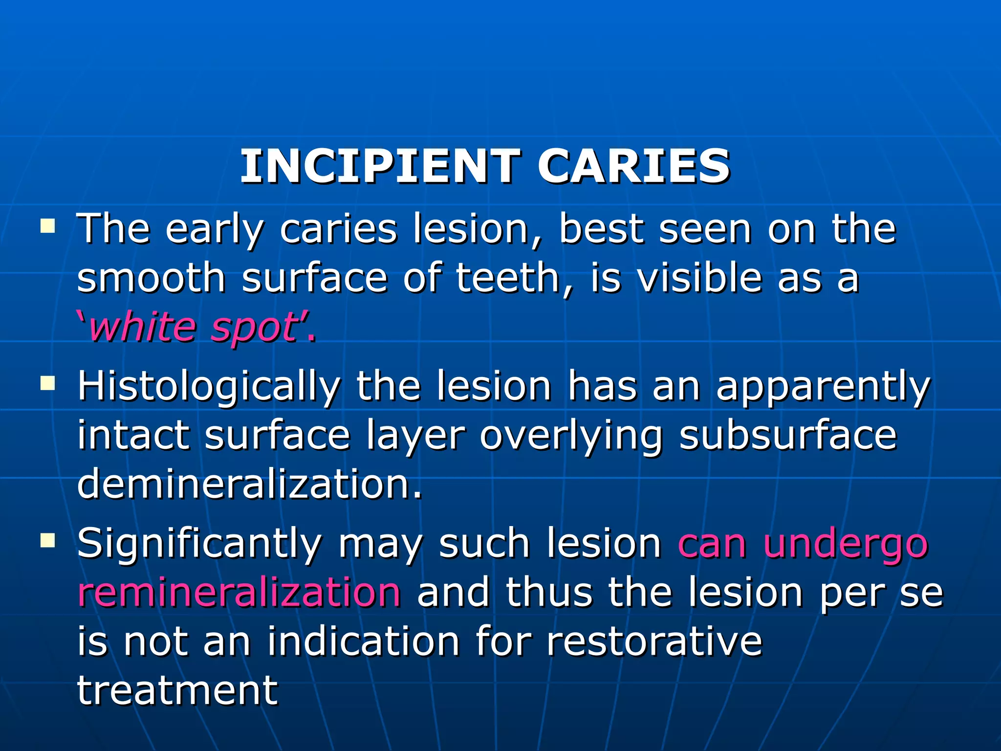 Classification Of Dental Caries | PPT