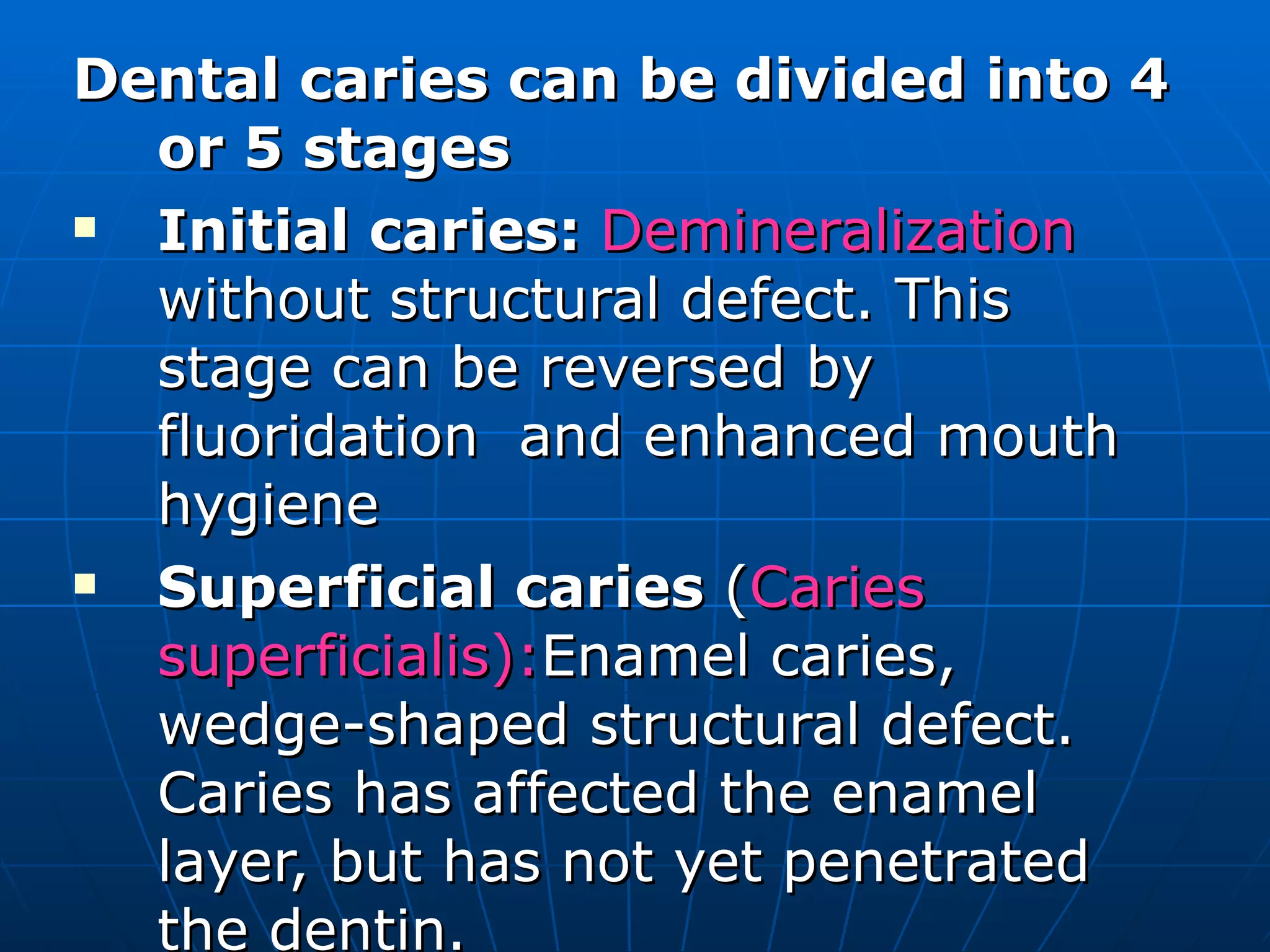 Classification Of Dental Caries | PPT