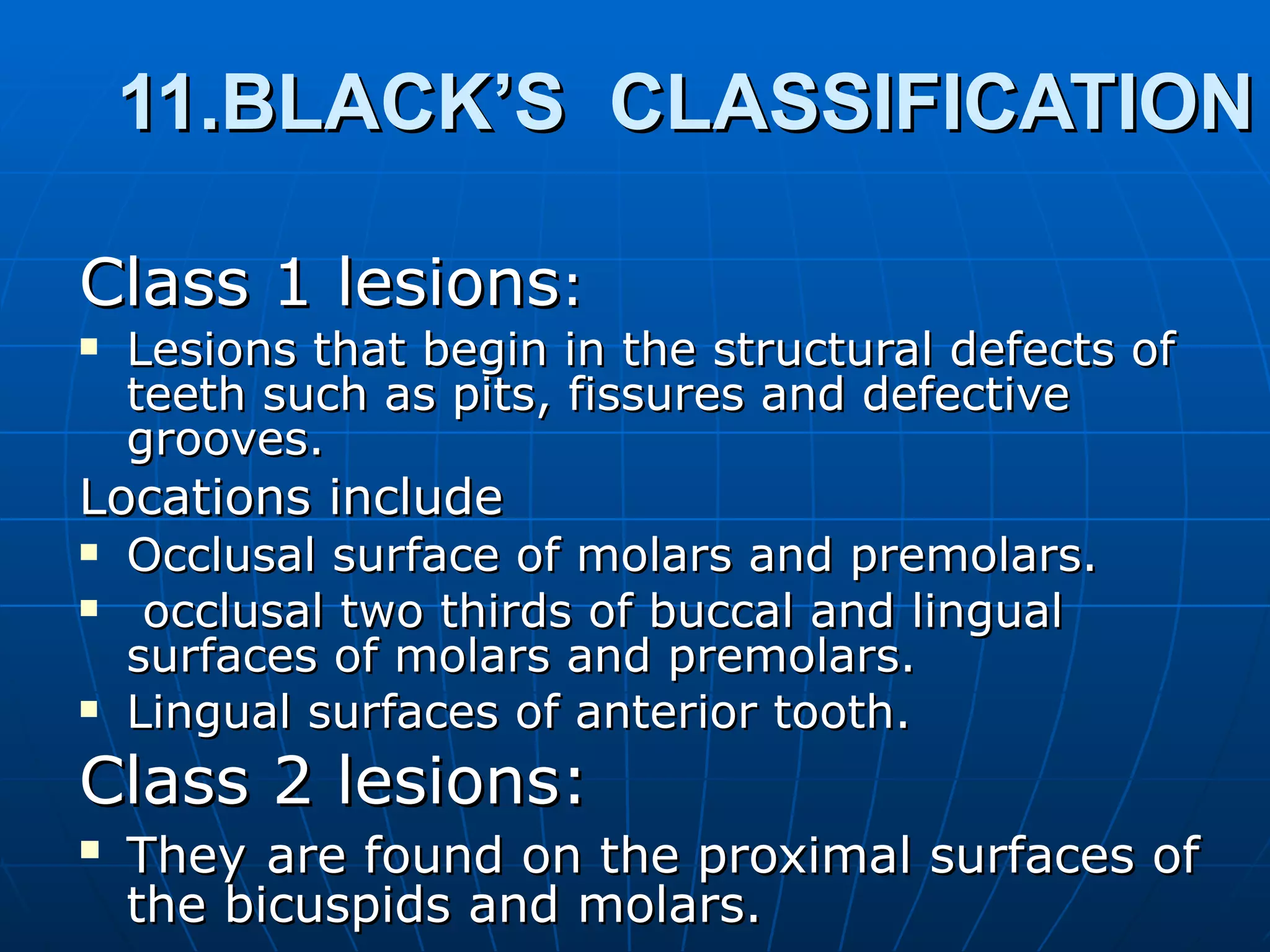 Classification Of Dental Caries | PPT