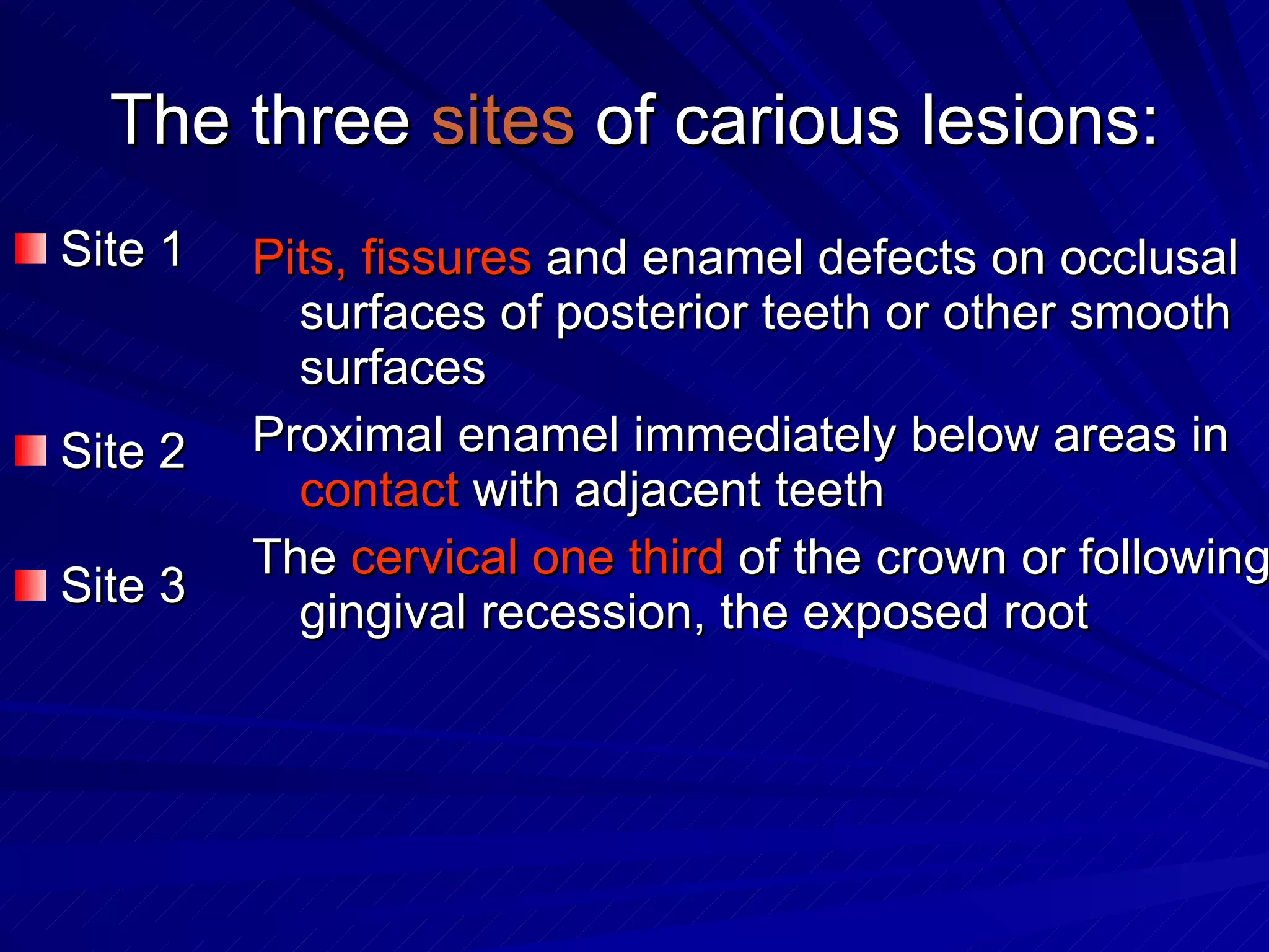 Classification Of Dental Caries | PPT