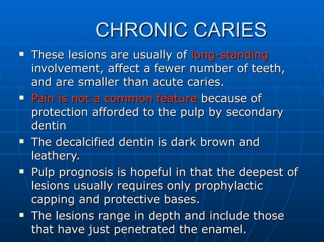 Classification Of Dental Caries | PPT