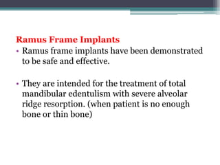 Classification of dental implant | PPTX | Dental Health | Diseases and ...