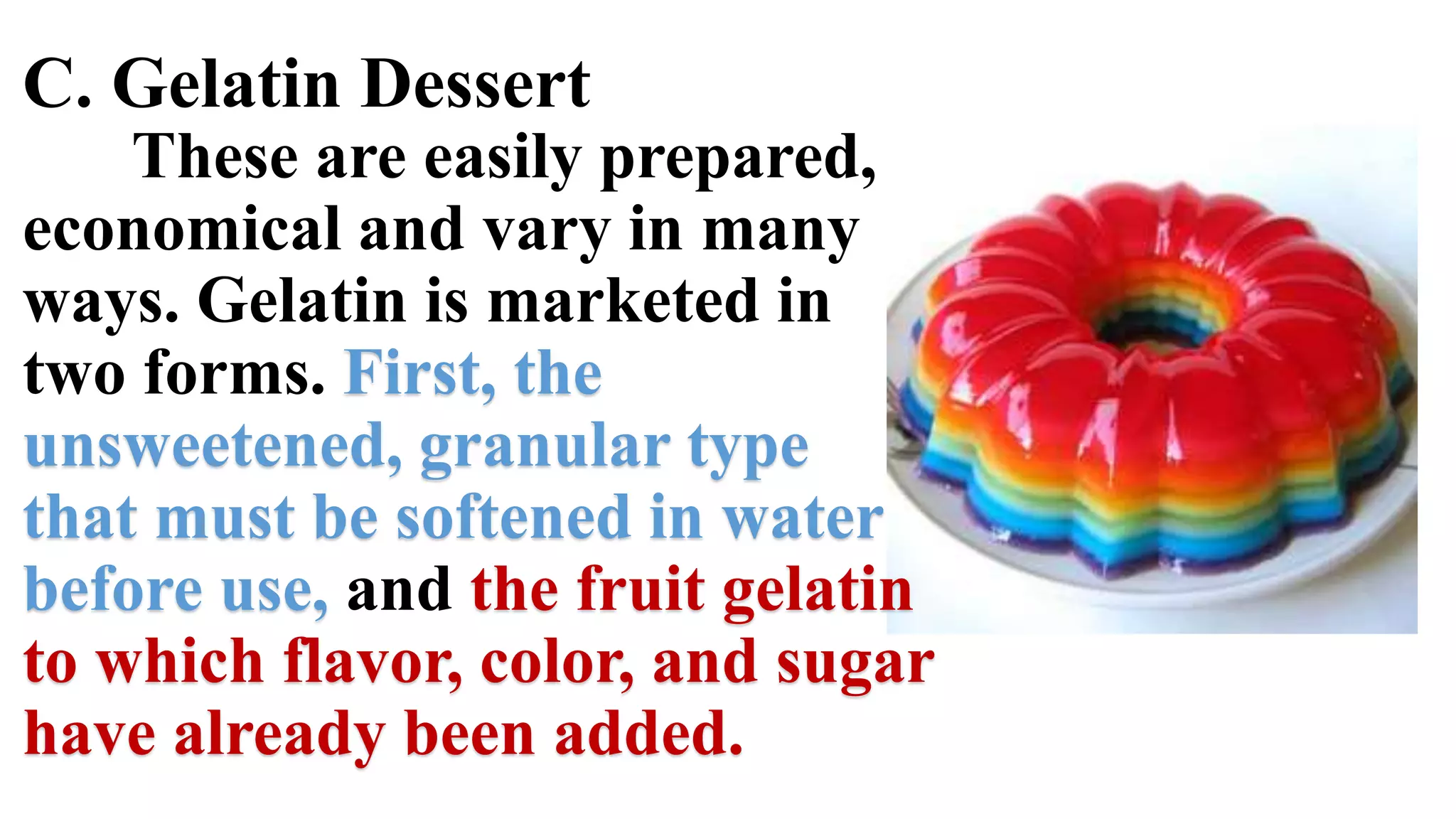 Desserts Class | PPTX