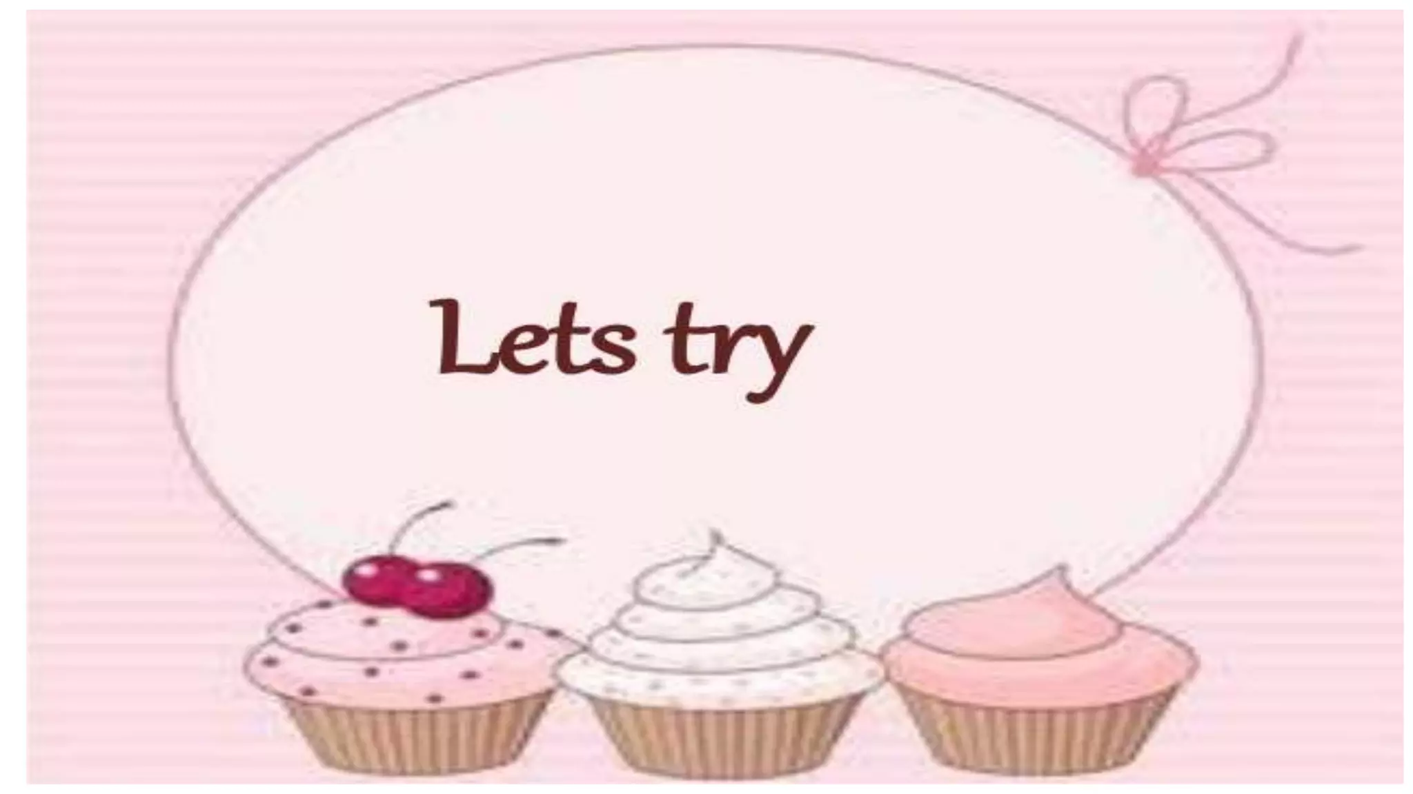 Desserts Class | PPTX