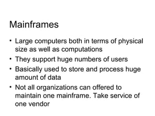 Classification of digital computers | PPT
