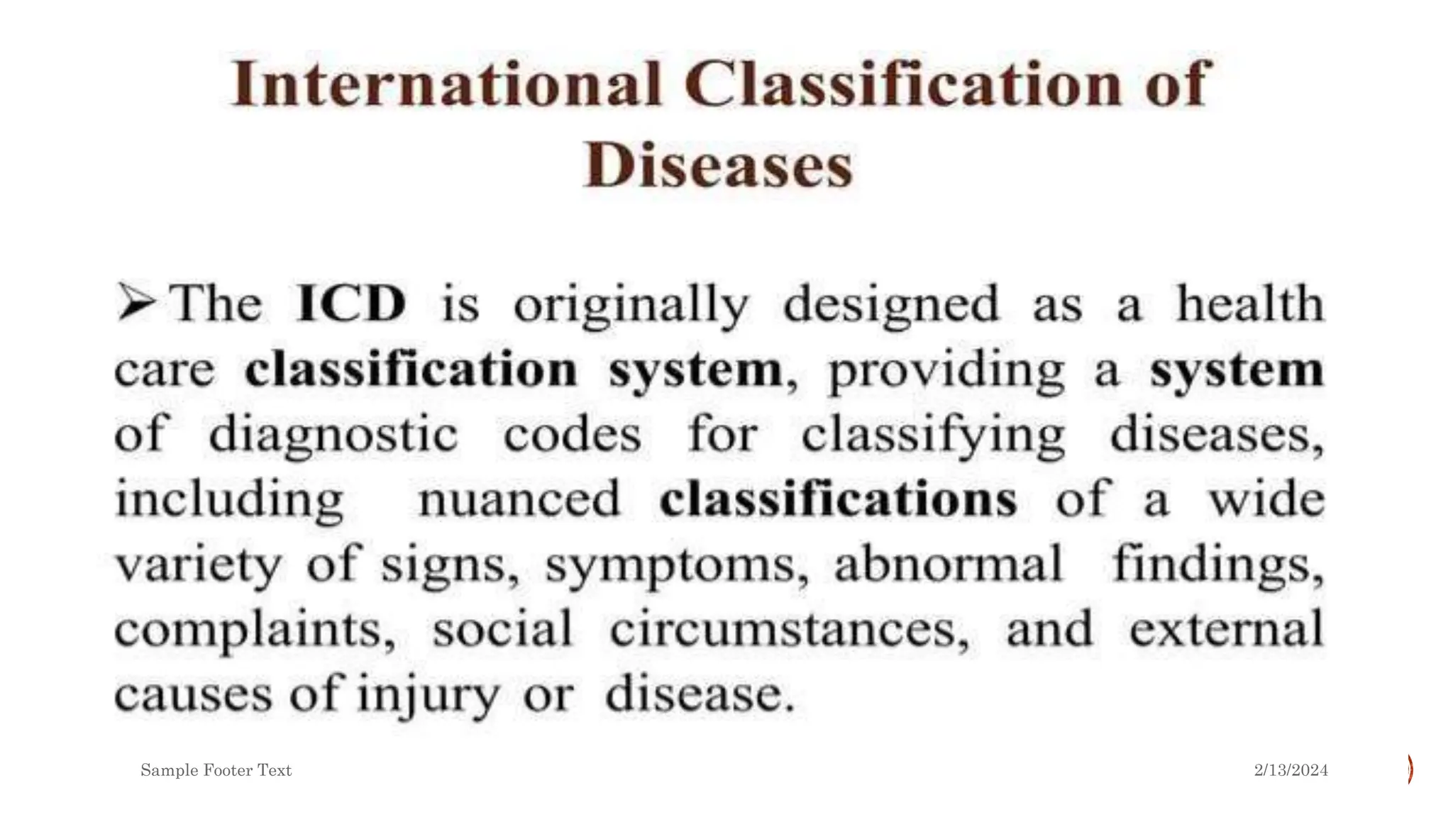 Classification of Disease.pptx