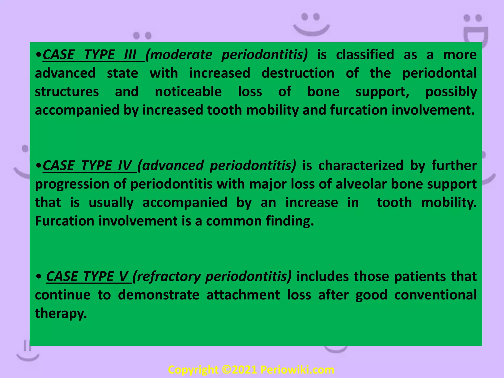 Classification of diseases and conditions affecting the periodontium | PPTX