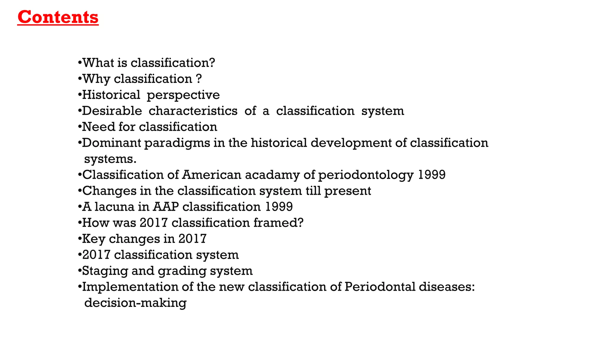 Classification of periodontal diseases | PDF