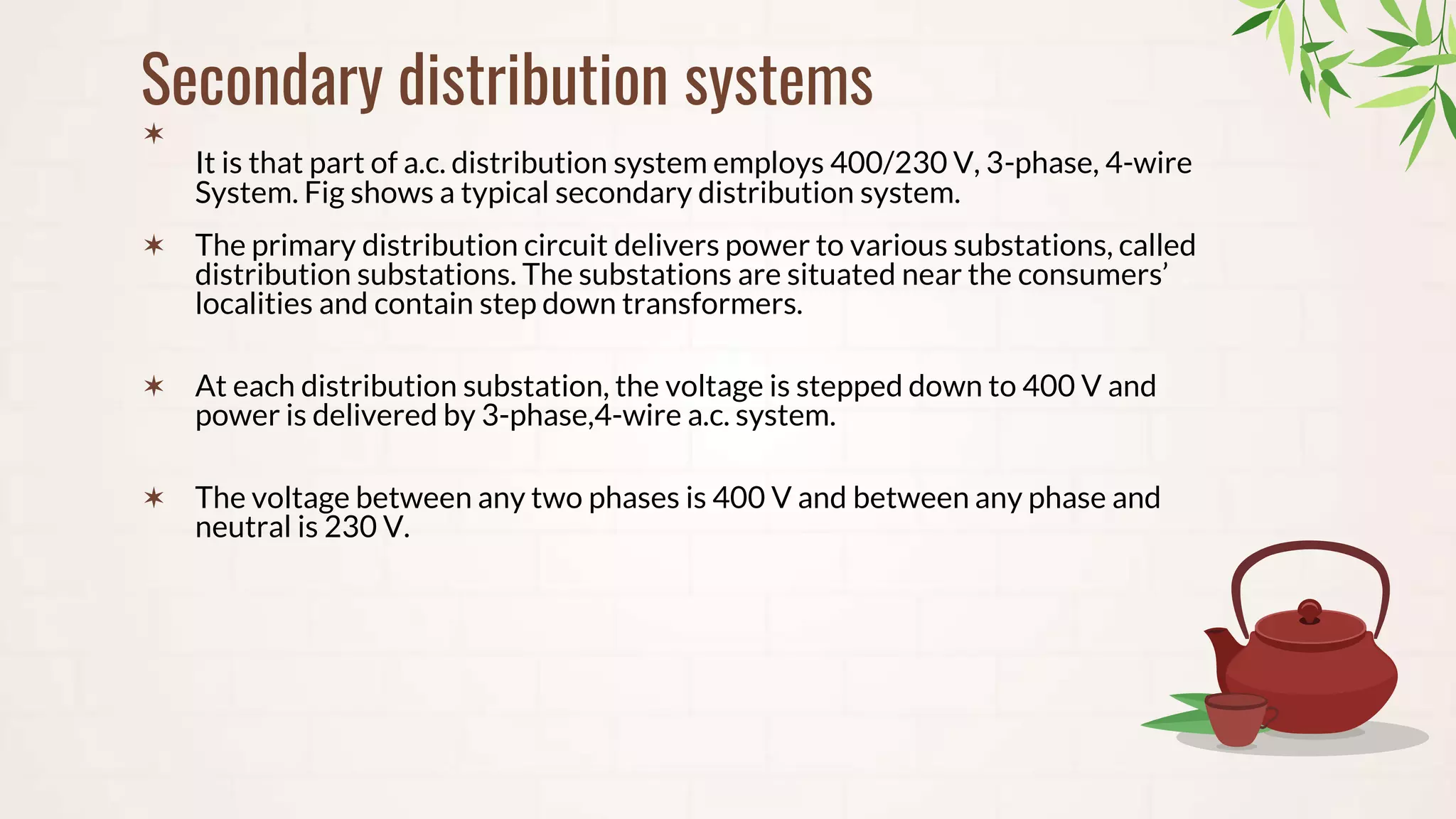 Classification of distribution systems | PPTX
