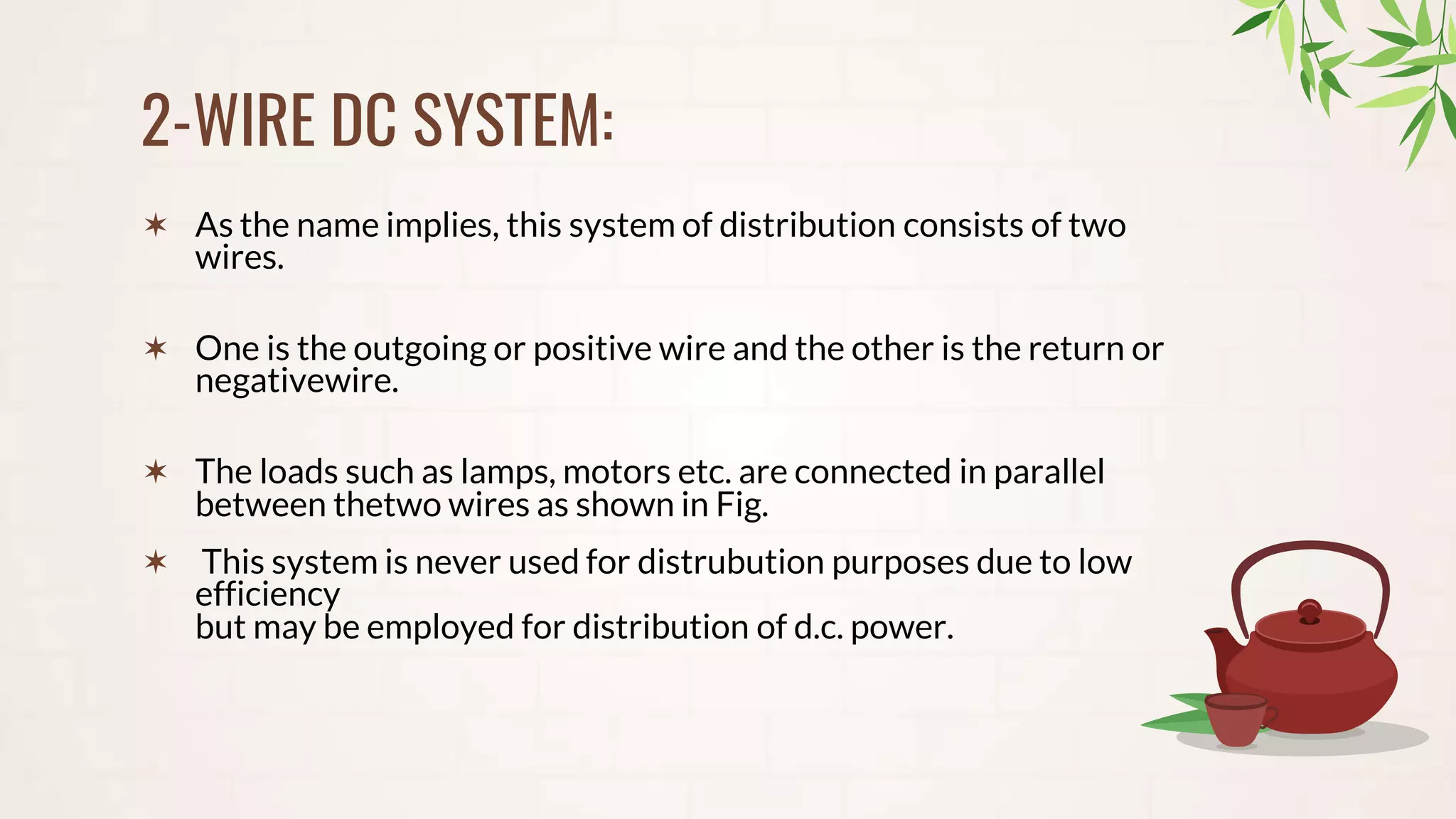 Classification of distribution systems | PPTX