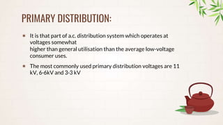 Classification of distribution systems | PPTX