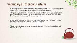 Classification of distribution systems | PPTX