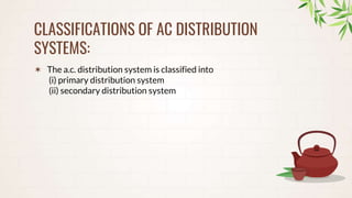 Classification of distribution systems | PPTX