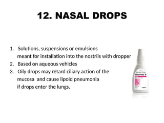 B.Pharm Classification of Dosage Forms 1.pptx