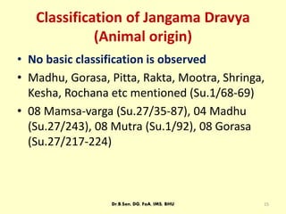 Classification of Dravya in Charaka Samhita | PDF