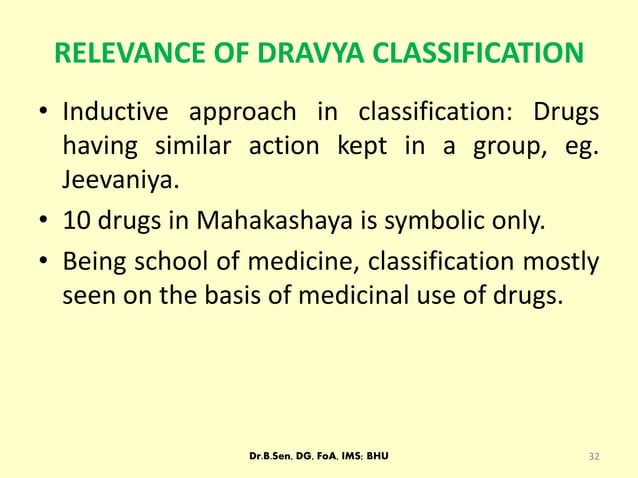 Classification of Dravya in Charaka Samhita | PDF | Hinduism | Religion ...