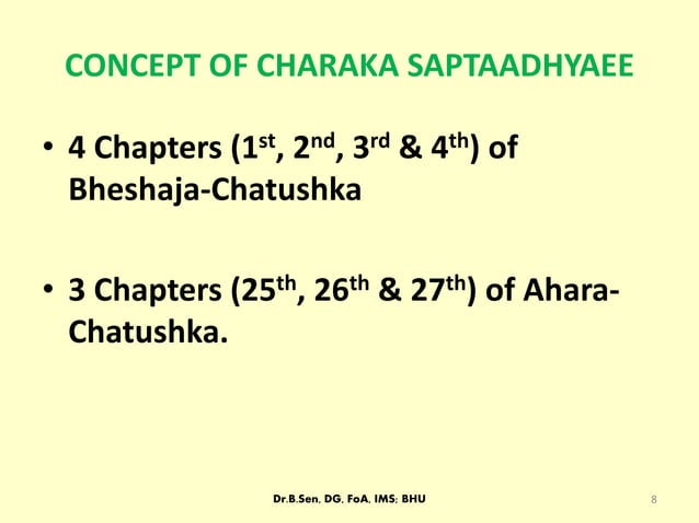 Classification of Dravya in Charaka Samhita | PDF | Hinduism | Religion ...