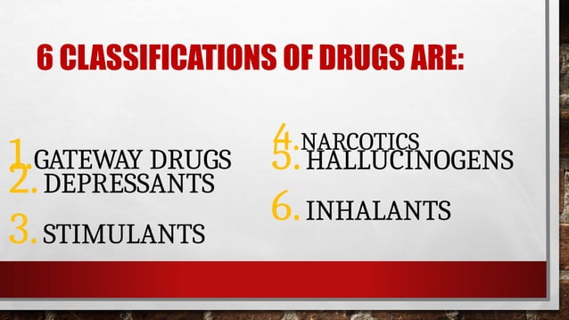 Classification of Drug Abuse /Substance of Use and Abuse.pptx