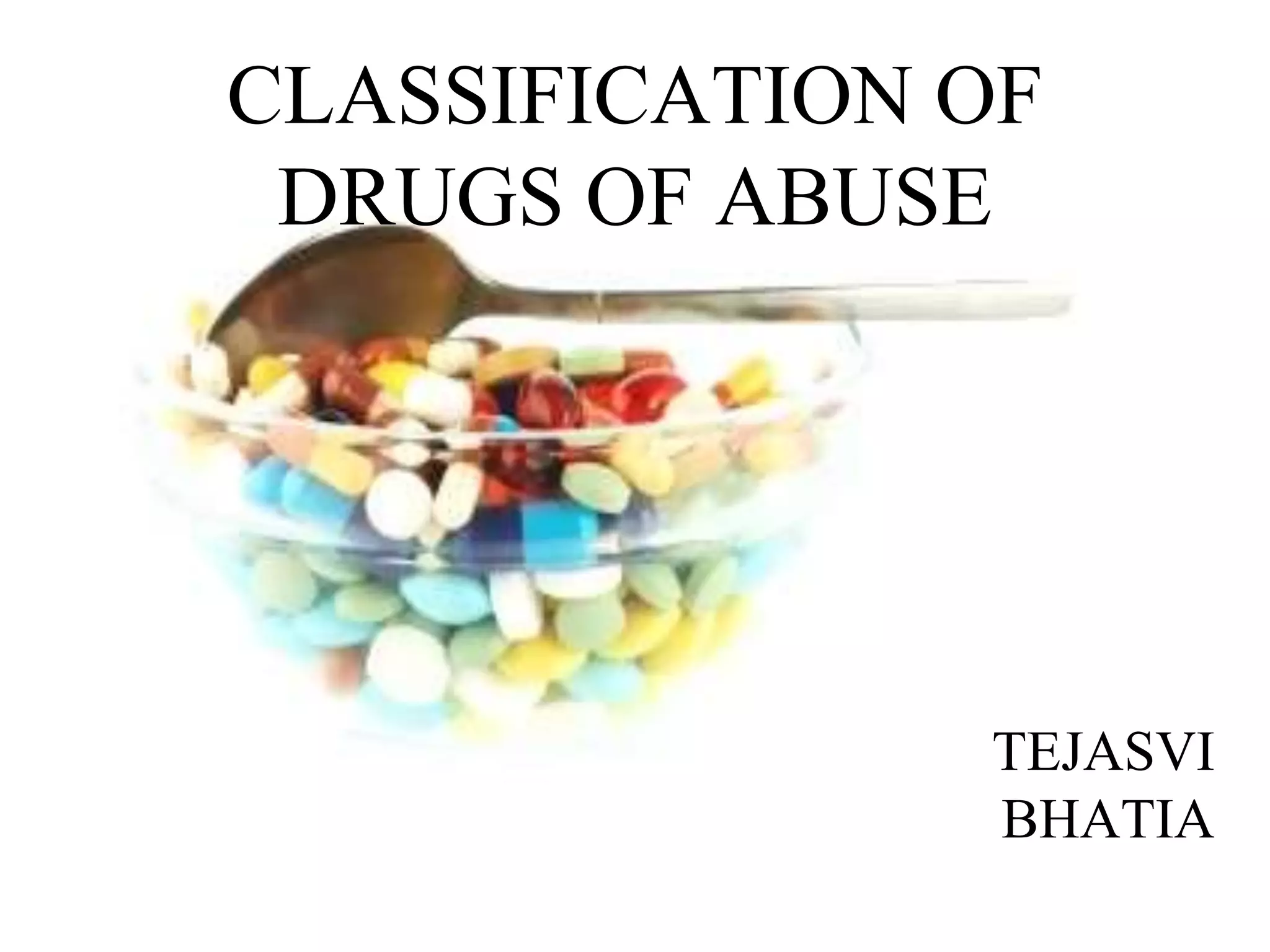 Classification of drugs | PPT