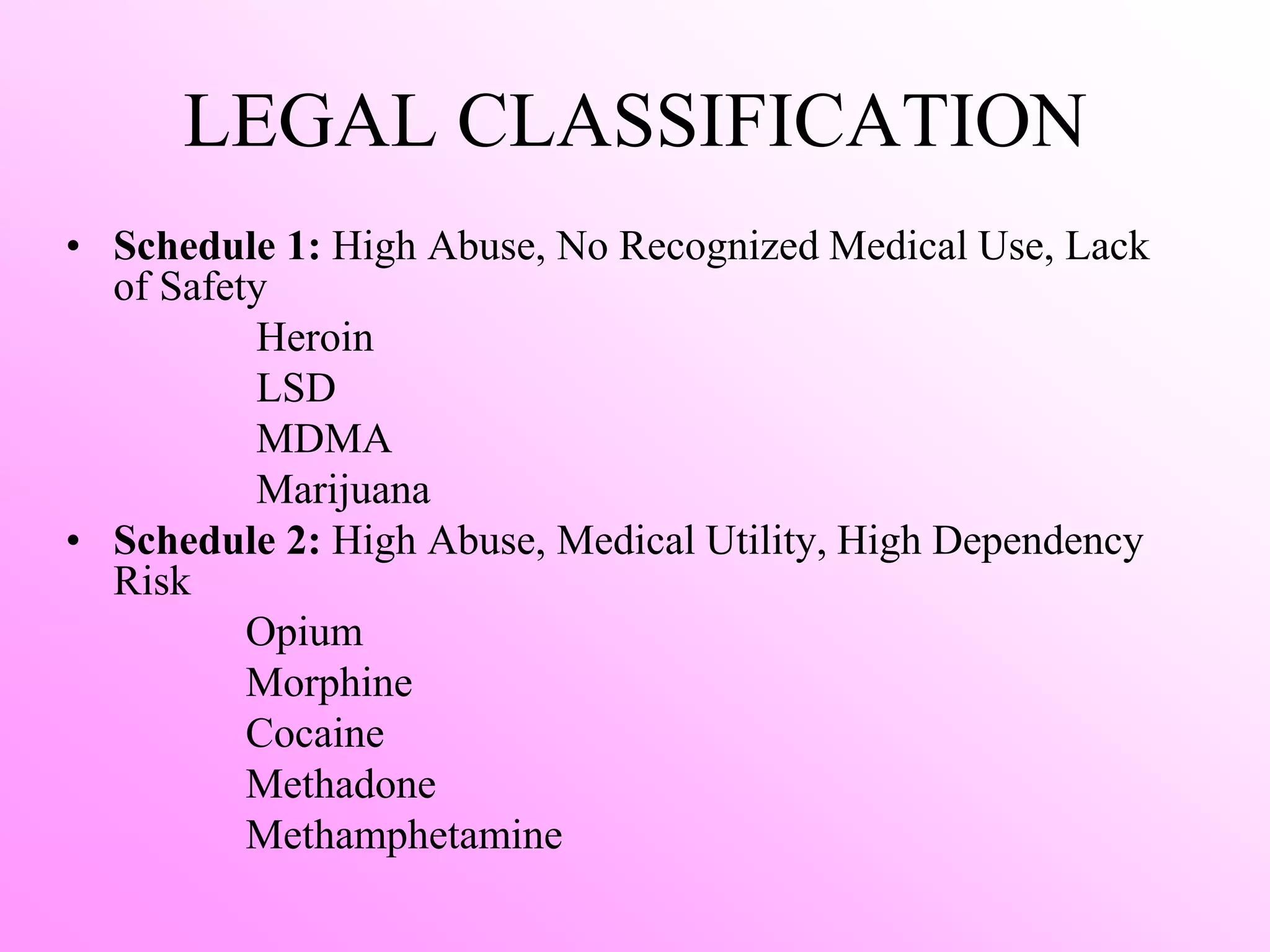Classification of drugs | PPT