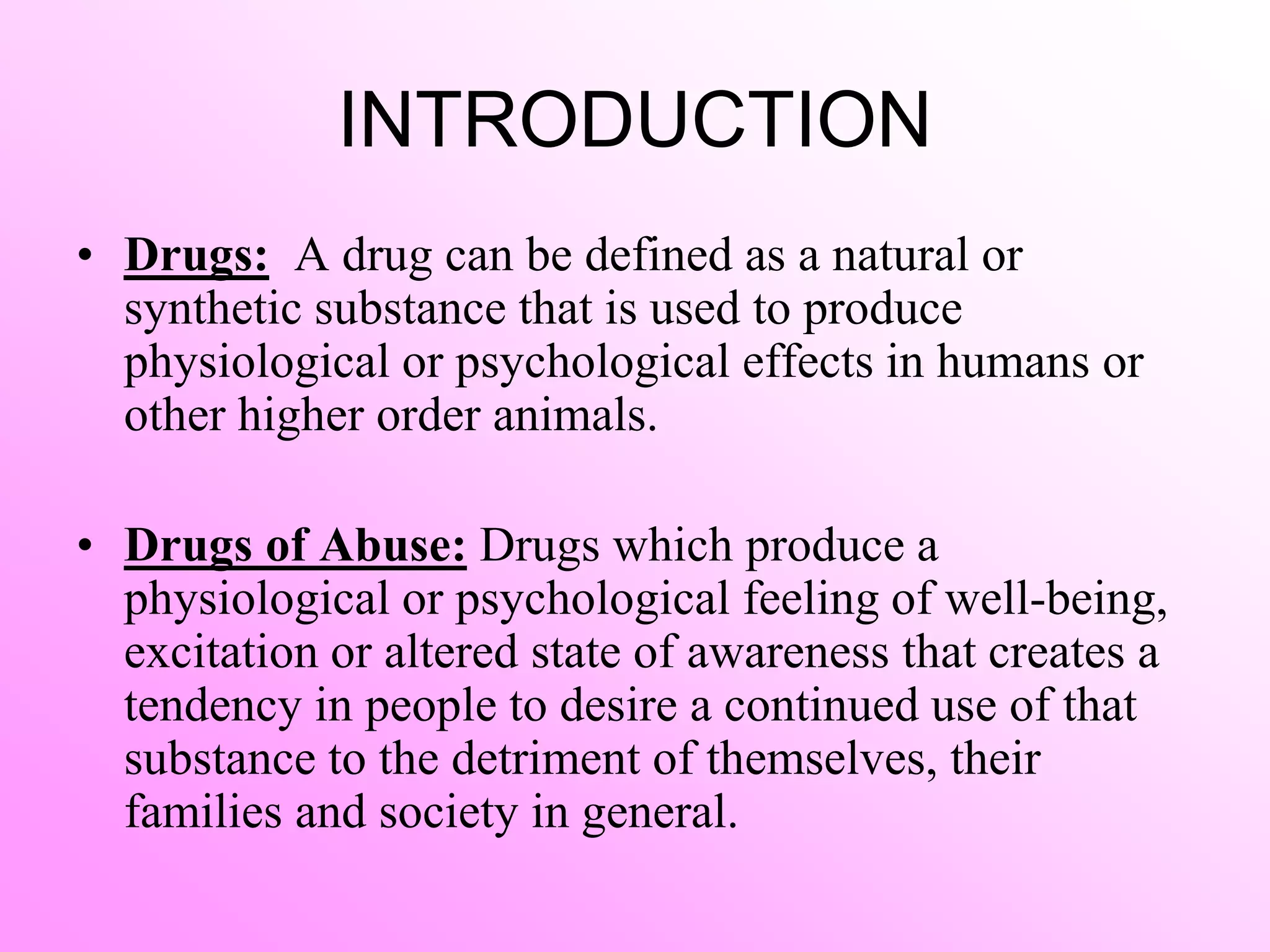 Classification of drugs | PPT