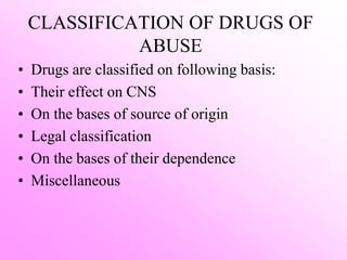 Classification of drugs | PPT