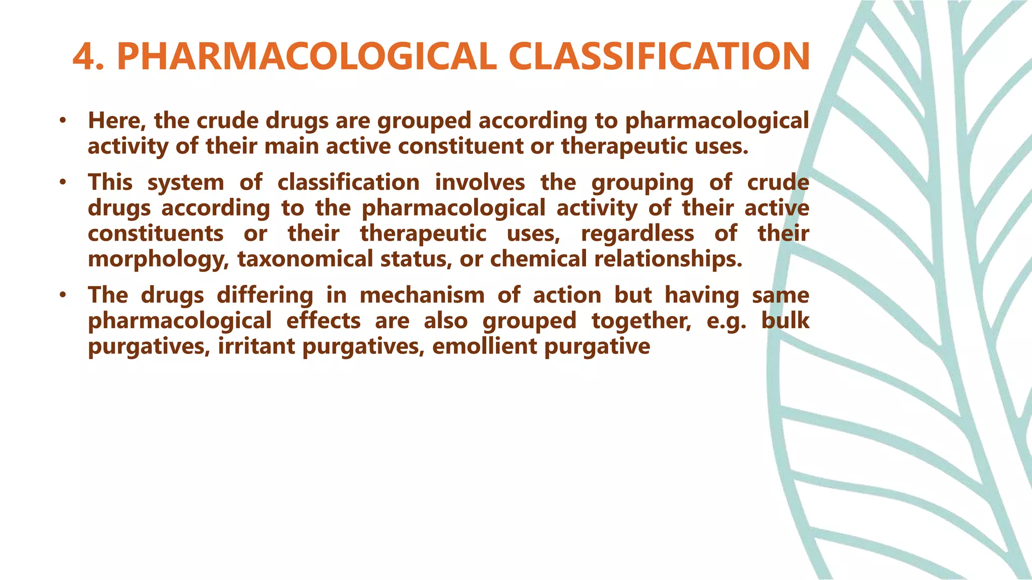 Classification of drugs | PPTX