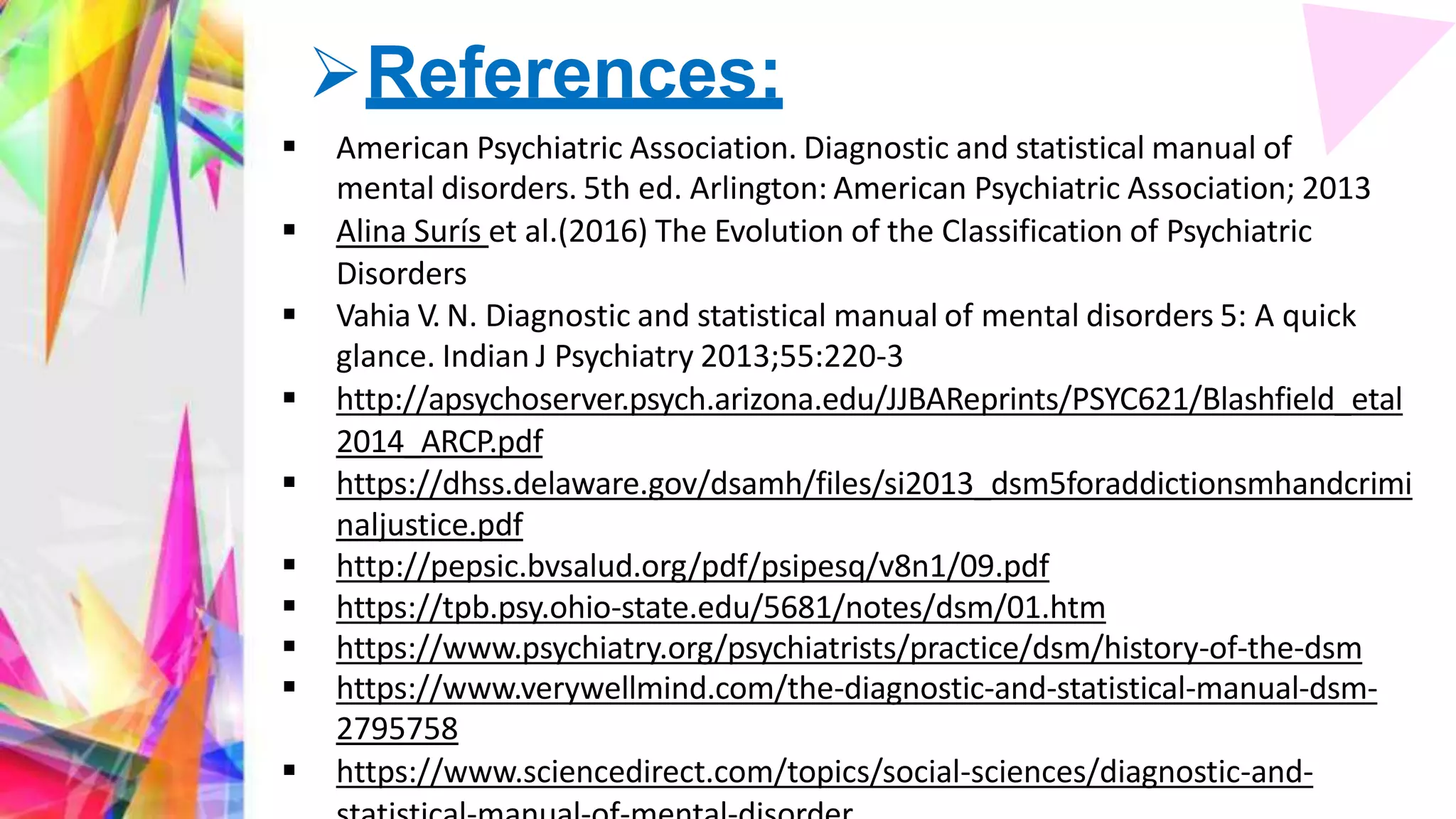 Classification of DSM.pptx