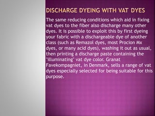 Classification of dyes | PPTX | Chemistry | Science