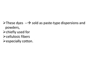 Classification of dyes part- ii | PPT