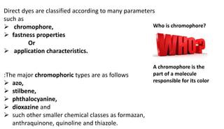 Classification of dyes part- ii | PPT
