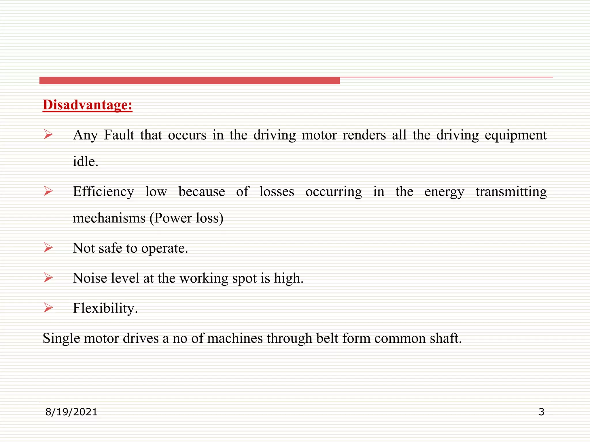 Classification of electric drive with advantage and disadvantage | PDF