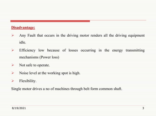 Classification of electric drive with advantage and disadvantage | PDF