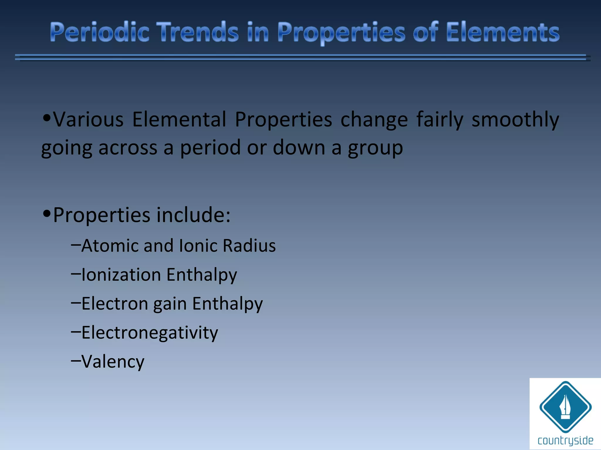 Classification of elements | PPT