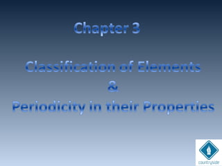 Classification of elements | PPT