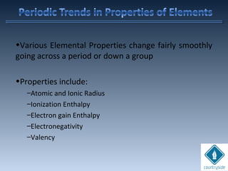 Classification of elements | PPT