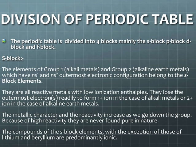 Classification of elements and periodicity in properties class 11th ...