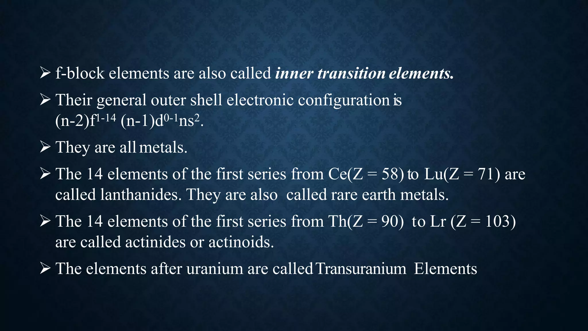 Classification of elements, unit iii class 11 | PDF