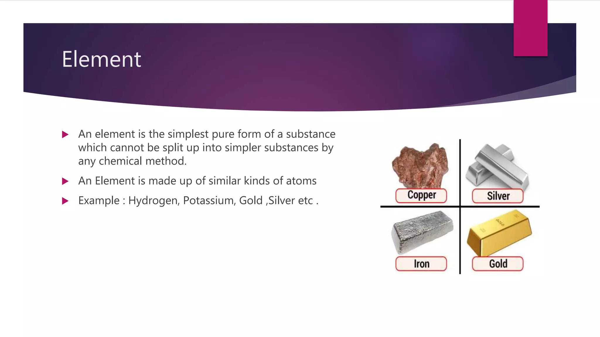 Classification of elments | PPTX